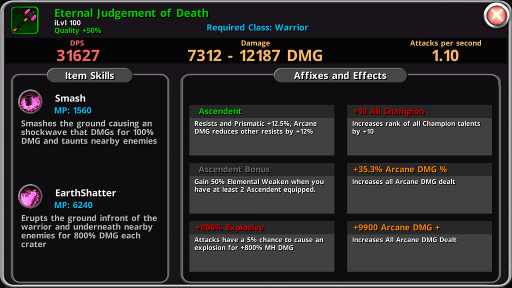 Go this new item - Legends - Dungeon Quest Forums