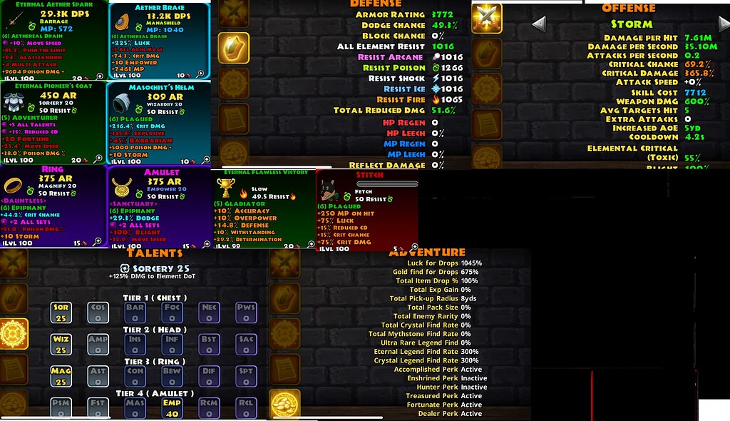 Wizard / Storm / Poison - Build Help - Dungeon Quest Forums
